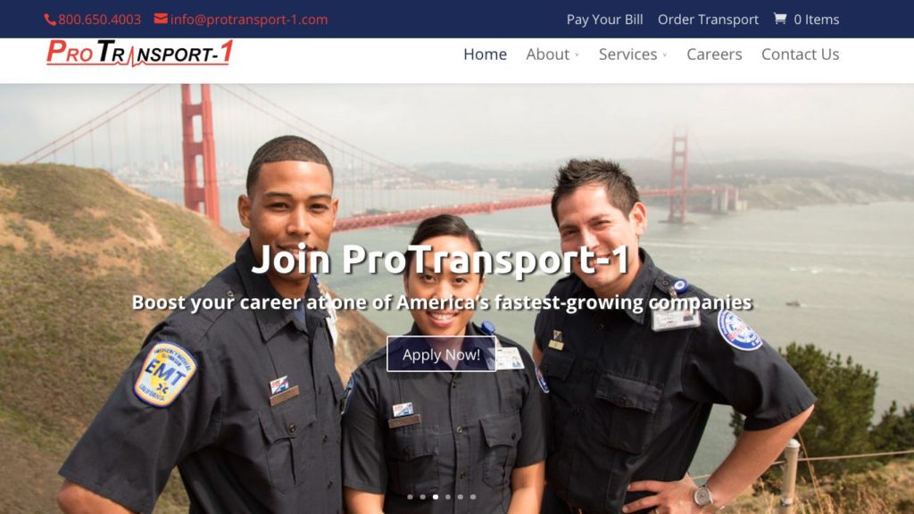 ProTransport-1 Ambulance – Dream Create Communicate – Web Site Deisgn ...